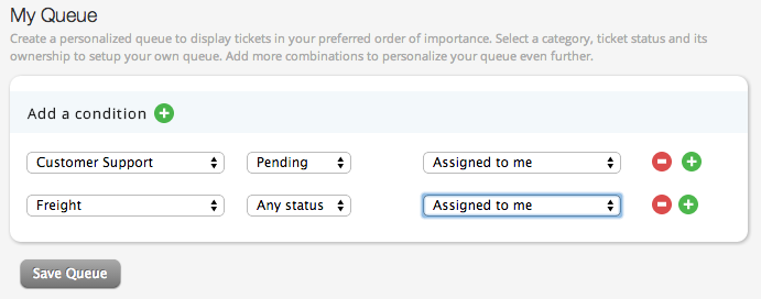 Working with My Queue and Status Views - HappyFox Support