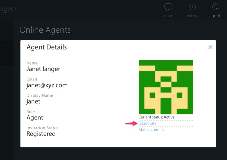Manage chat agents - HappyFox Chat